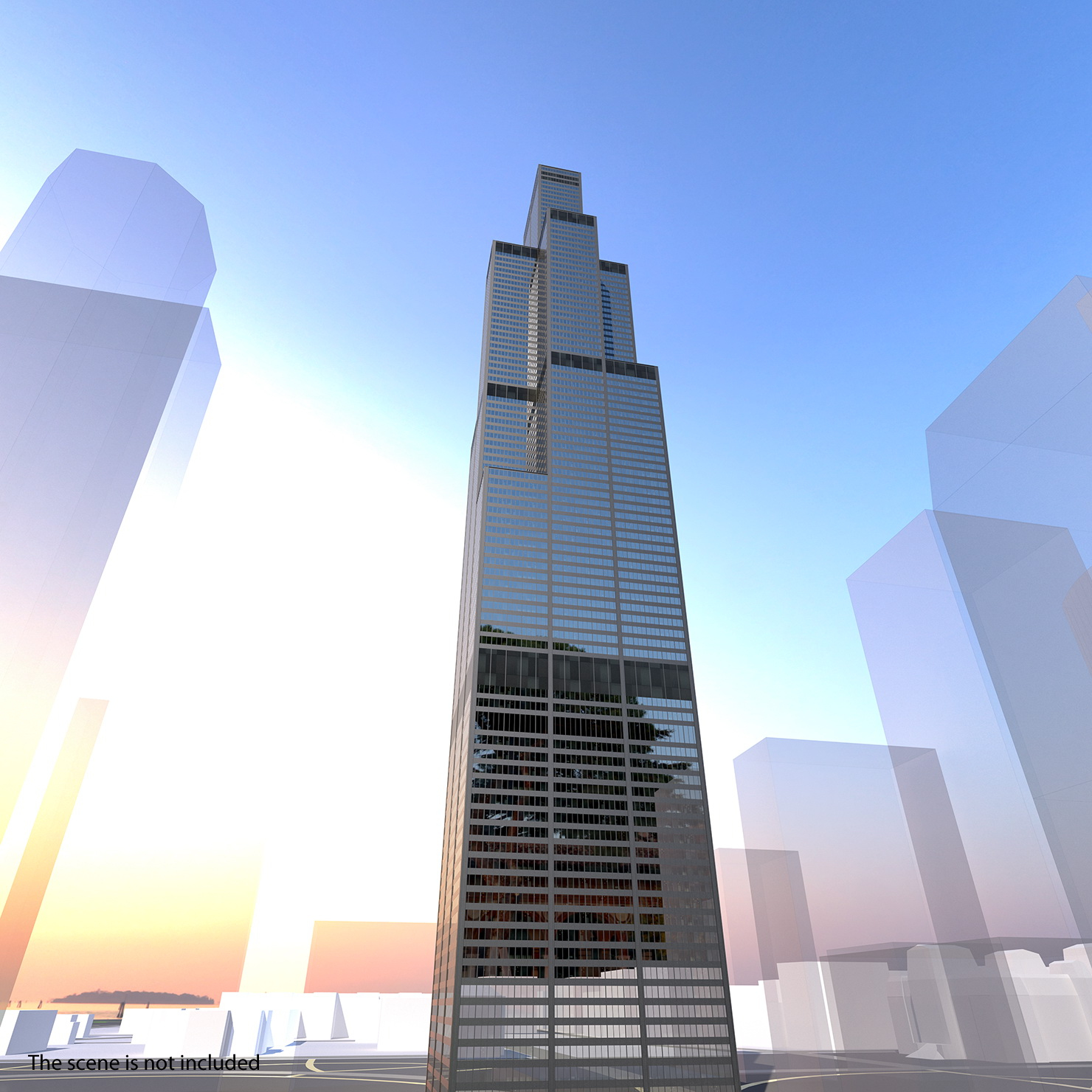 3D skyscraper generic model - TurboSquid 1416921