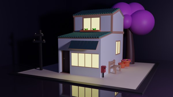 modelo 3d Casa Animada - TurboSquid 2084955