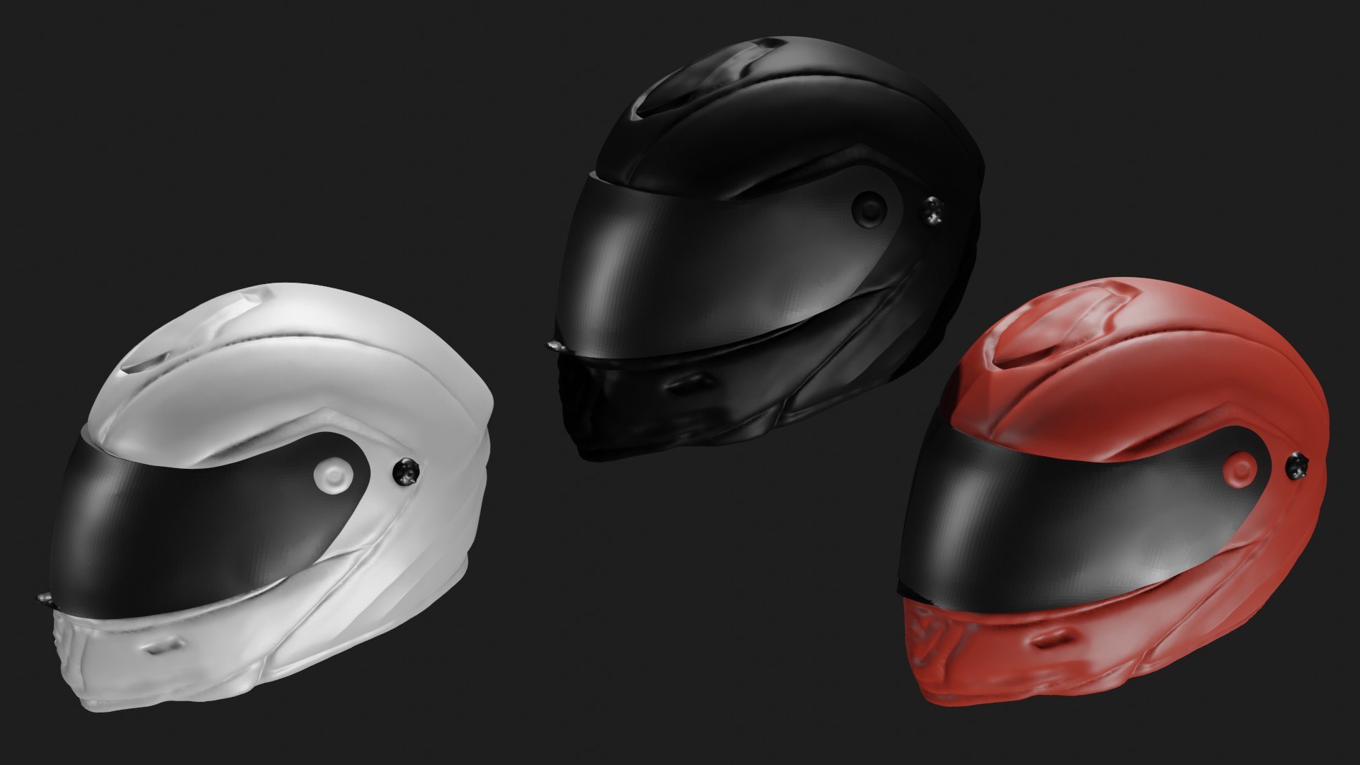 Motorcycle Helmet 3D Model - TurboSquid 1778699