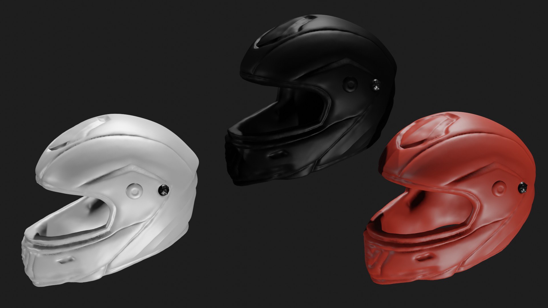 Motorcycle Helmet 3D Model - TurboSquid 1778699