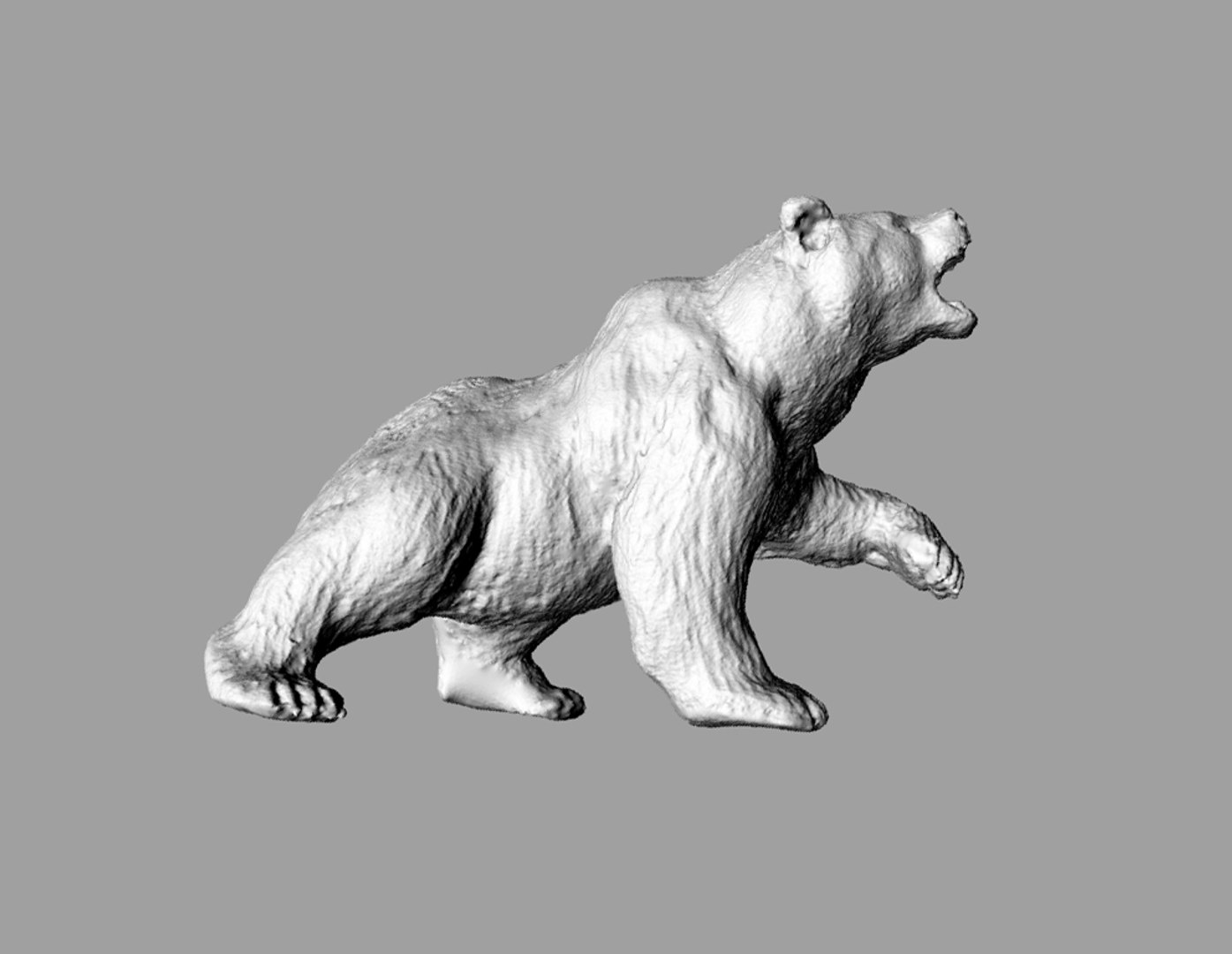3d Figure Bear Model