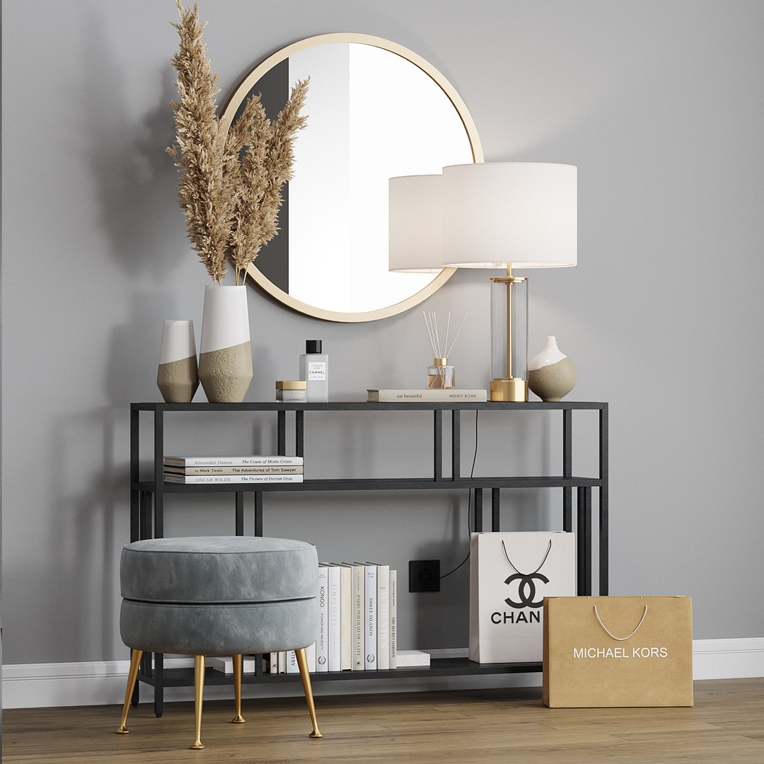 3D west elm profile dressing table - TurboSquid 1643164
