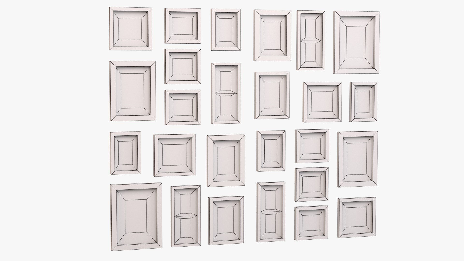 3d Max Contemporary Picture Wall