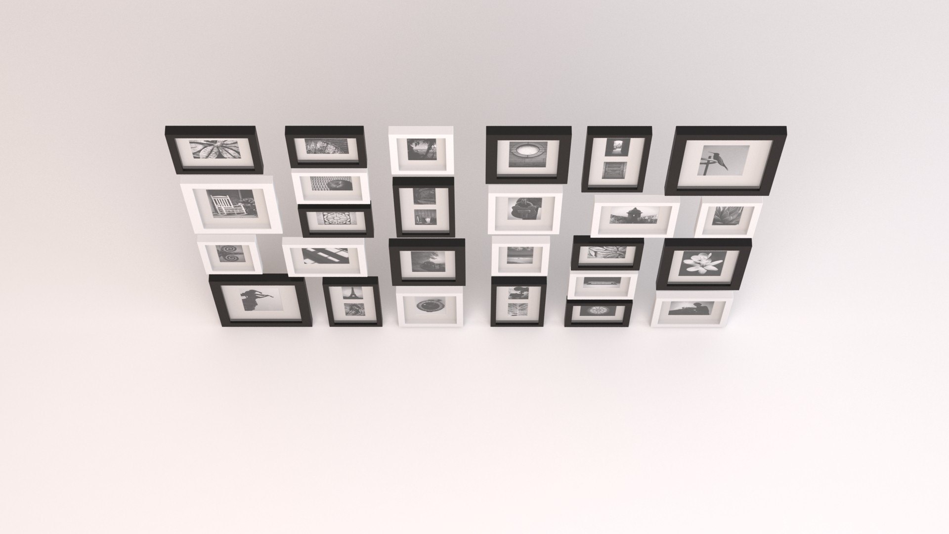 3d Max Contemporary Picture Wall