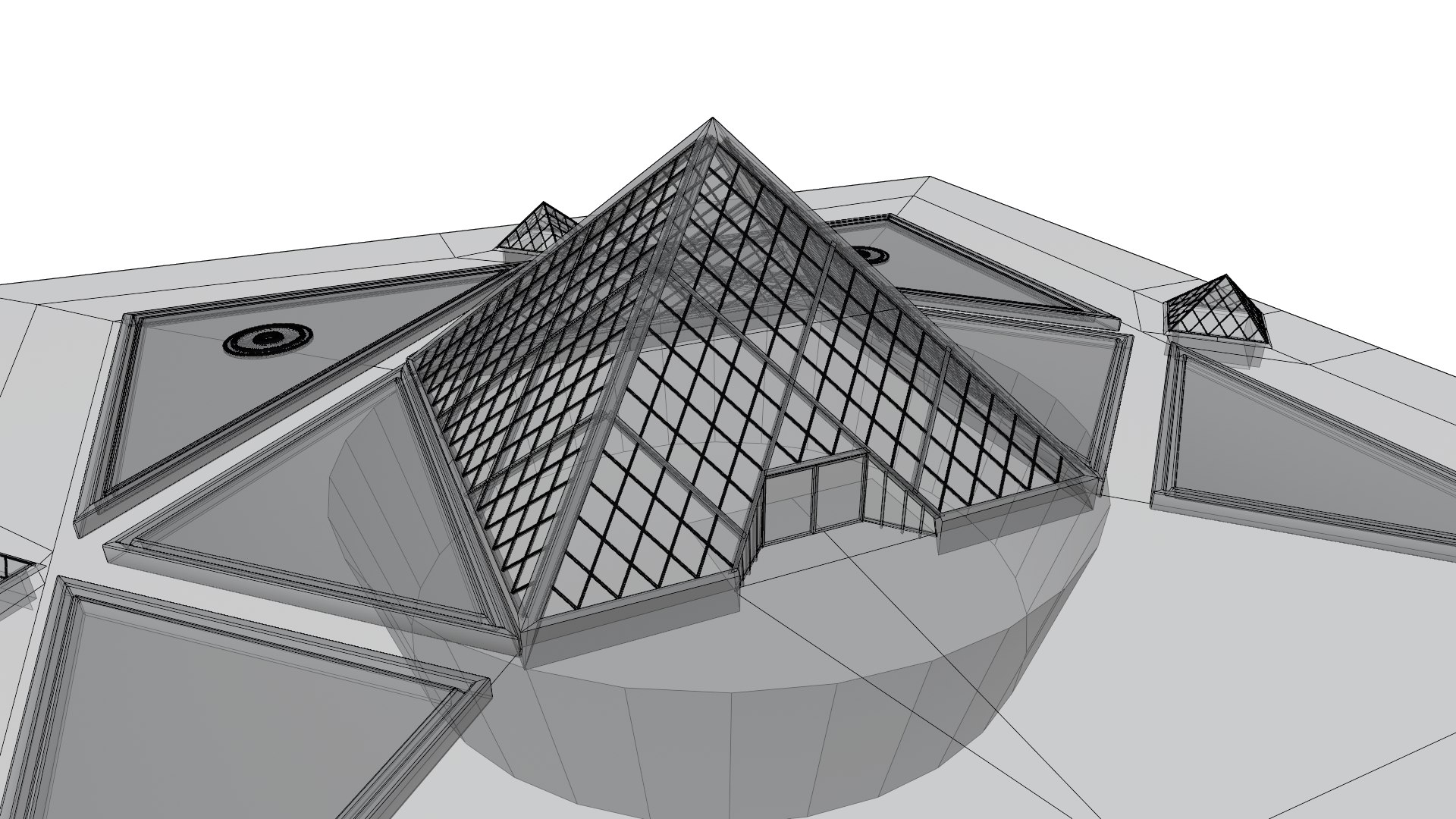 3D Louvre Museum - TurboSquid 2092799