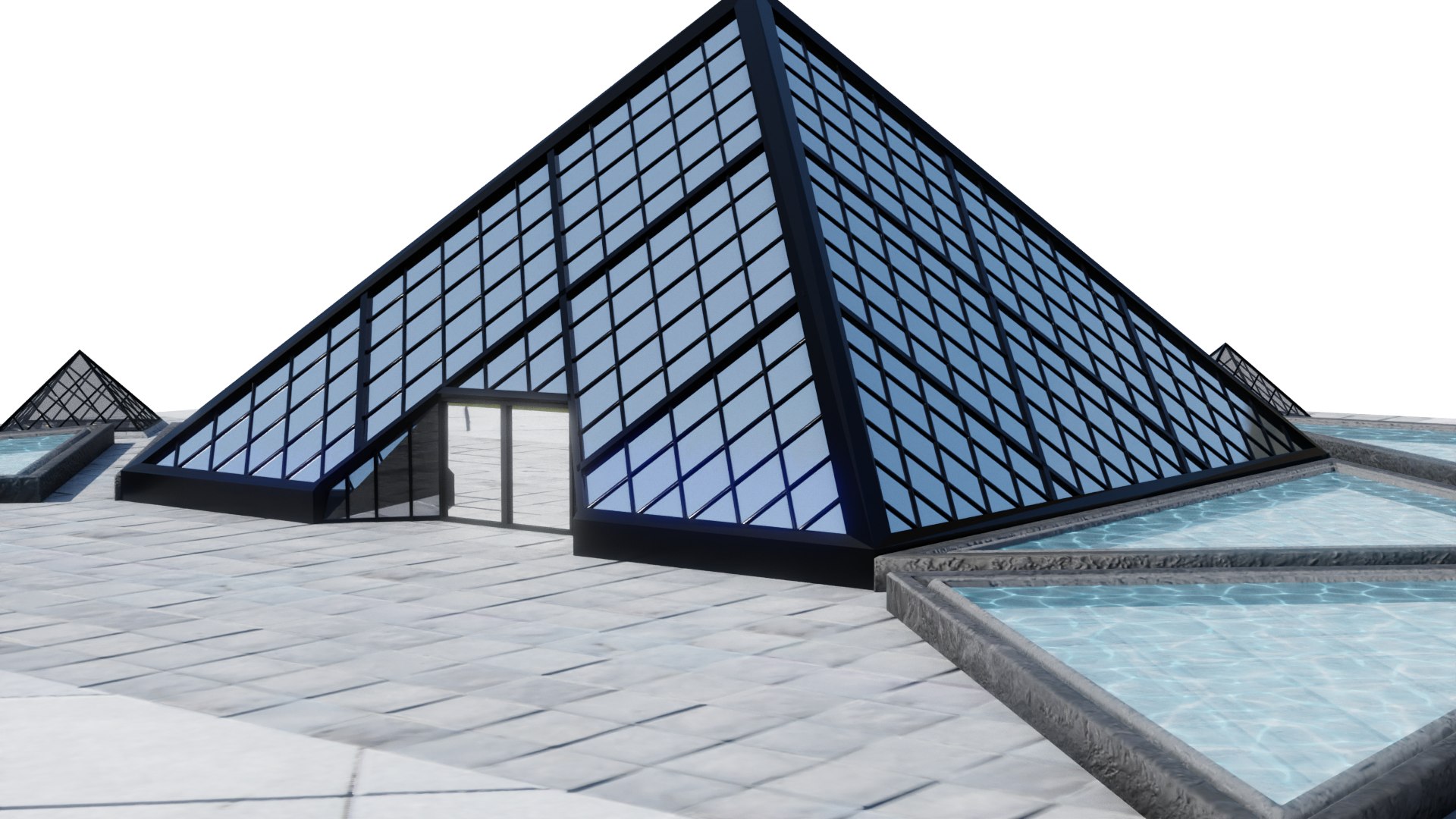 3D Louvre Museum - TurboSquid 2092799