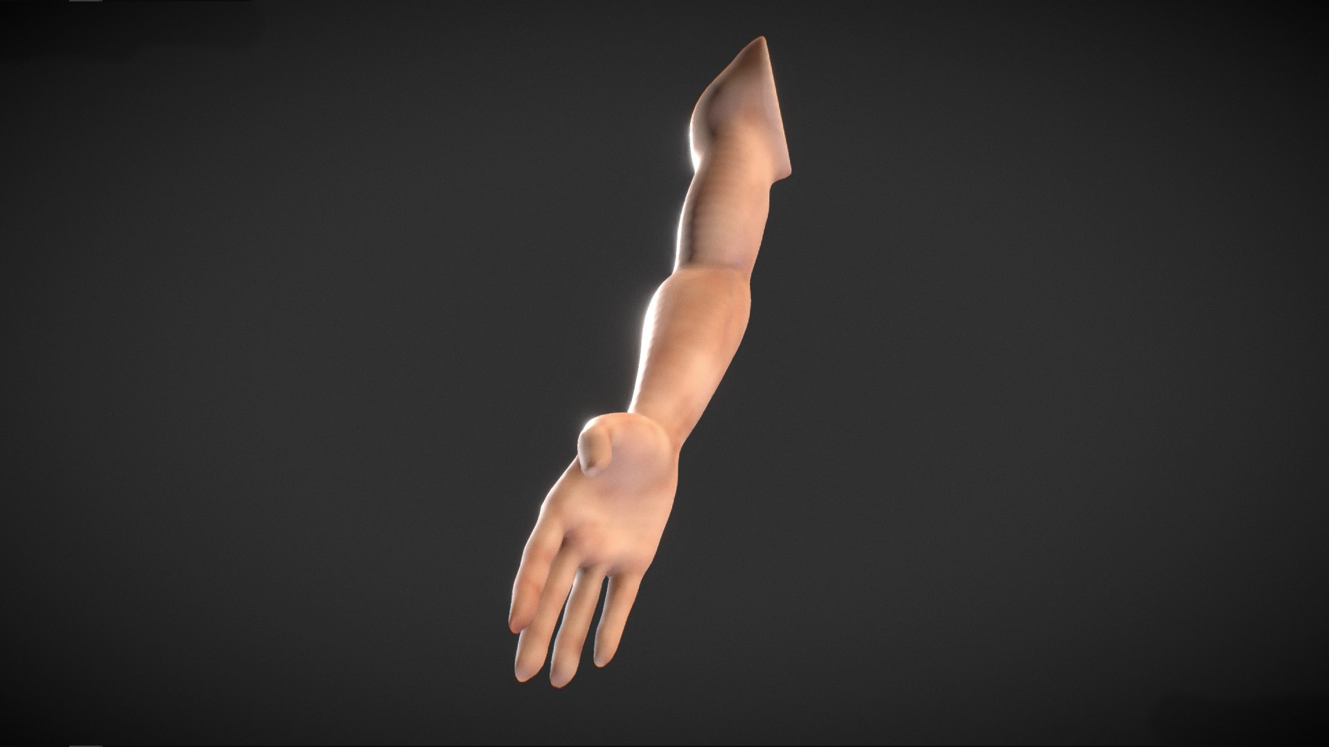 3D Female Arm Base Mesh - TurboSquid 1843580