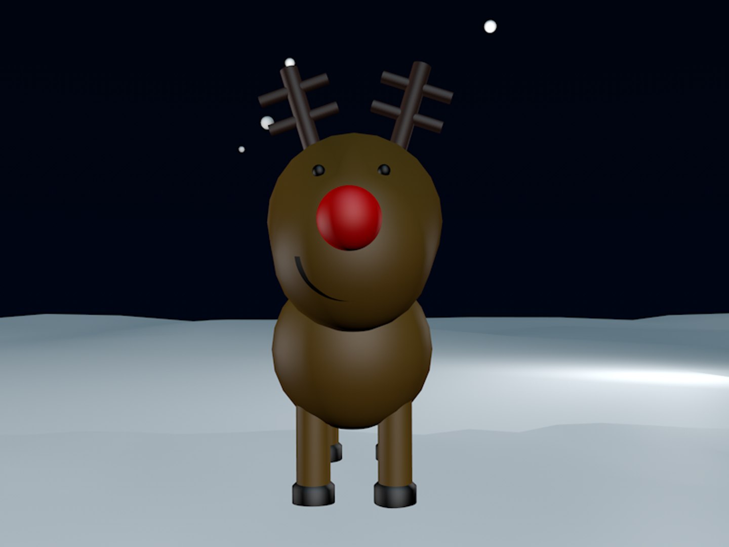 Cartoon Raindeer 3ds Free