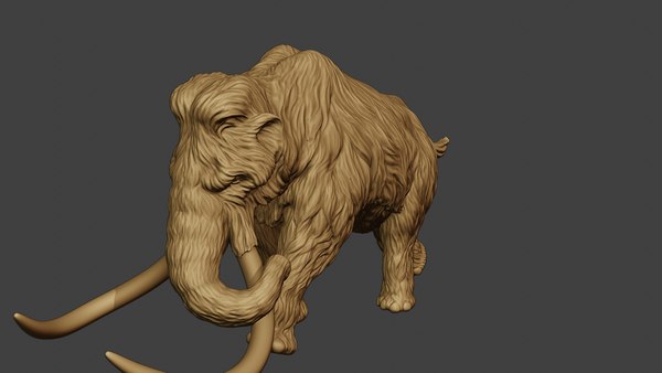 3D Mammoth P2 model - TurboSquid 1870685