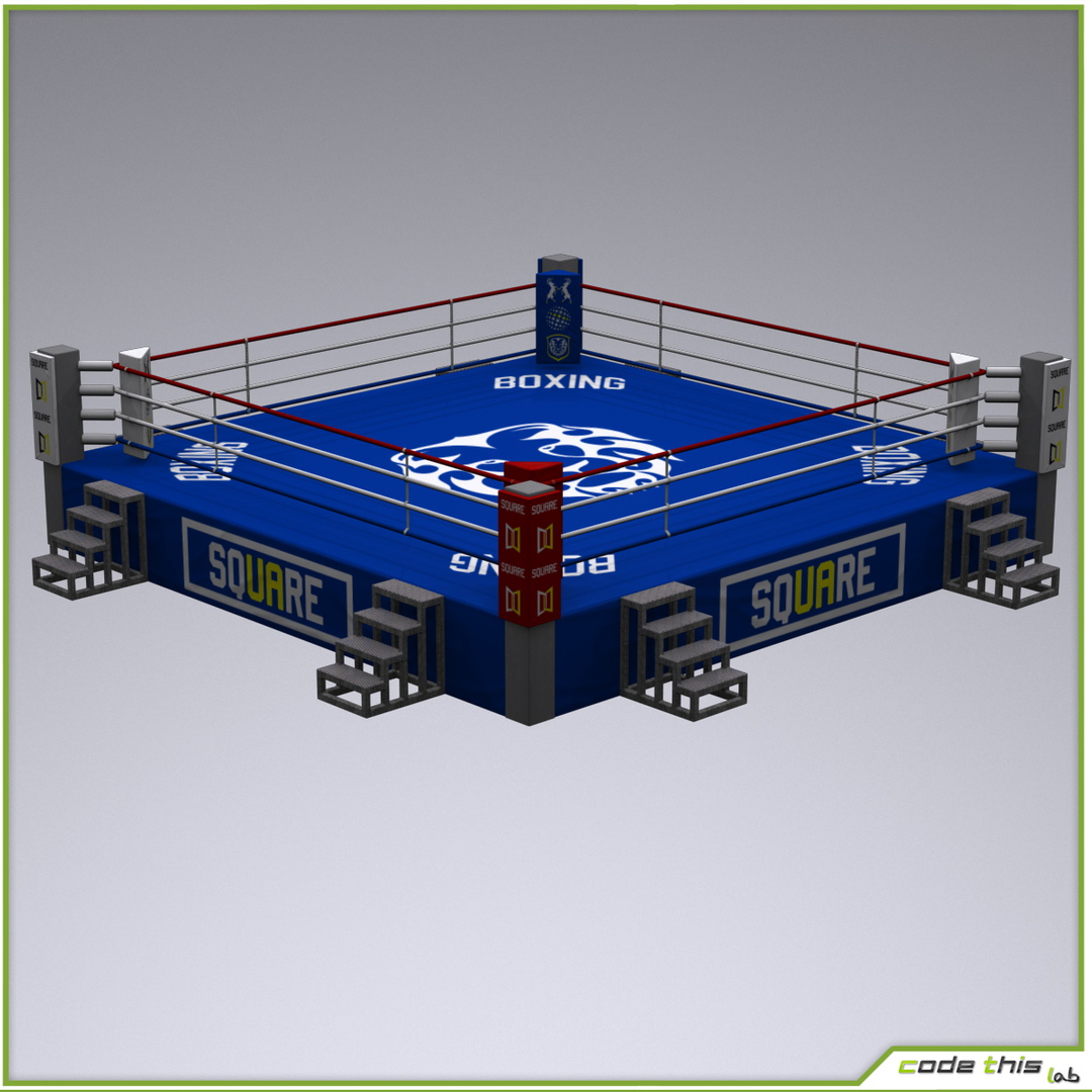 3d Model Boxing Ring