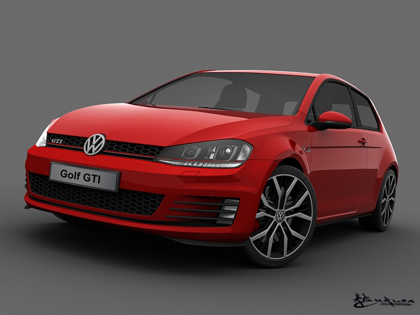 3dsmax Volkswagen Golf Gti 3