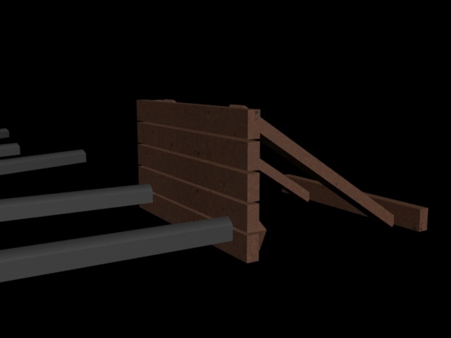 Free Rail 3d Model