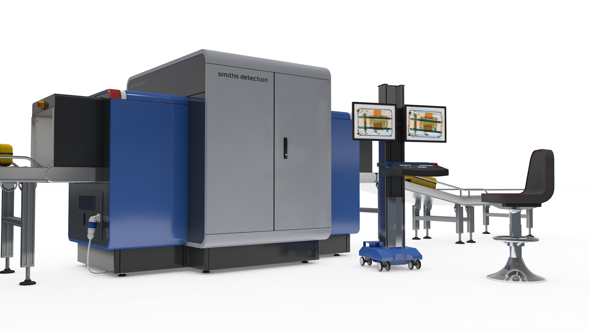 3D Airport Baggage Scanner X Ray Model - TurboSquid 1907394