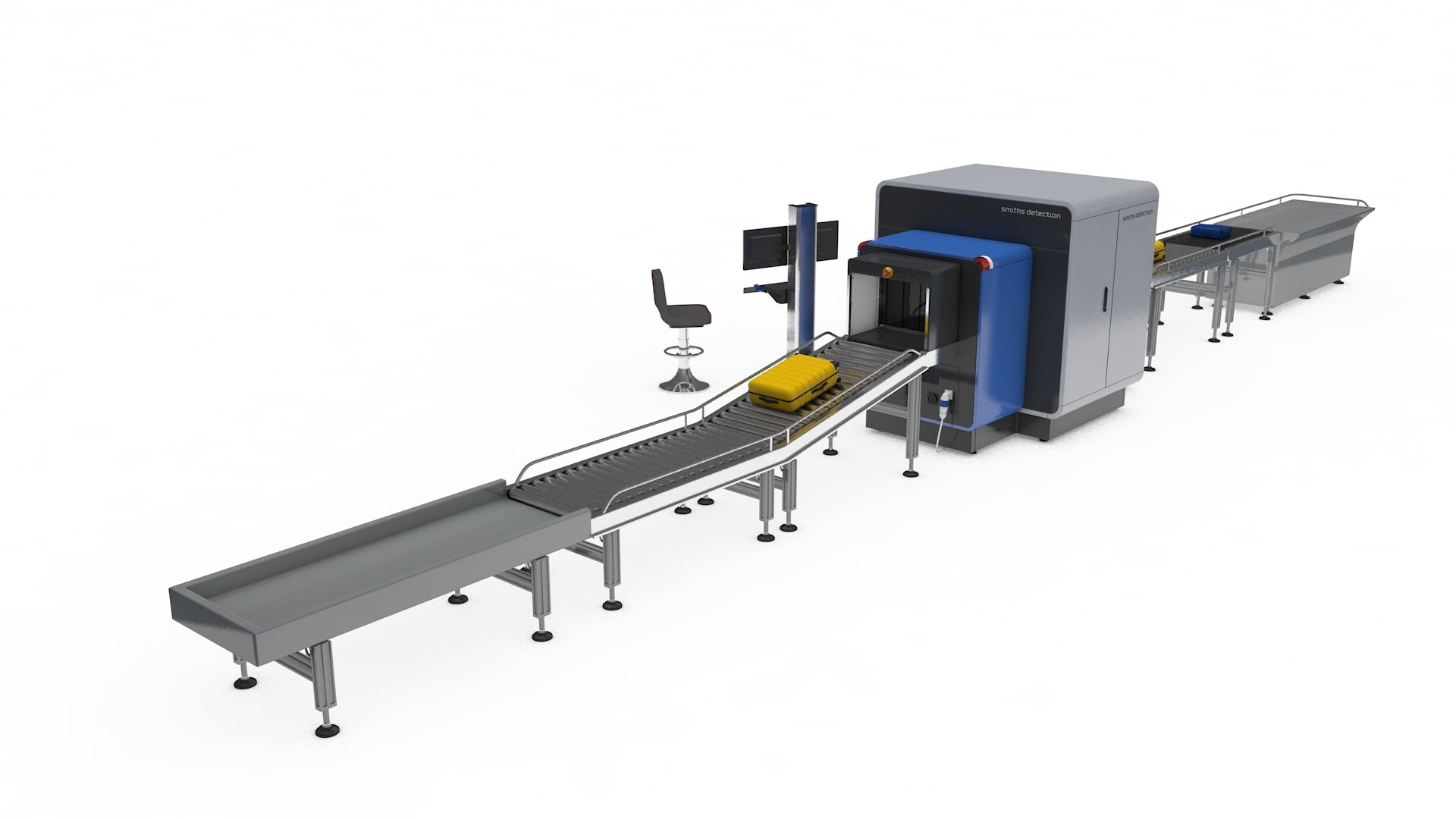 3D Airport Baggage Scanner X Ray Model - TurboSquid 1907394