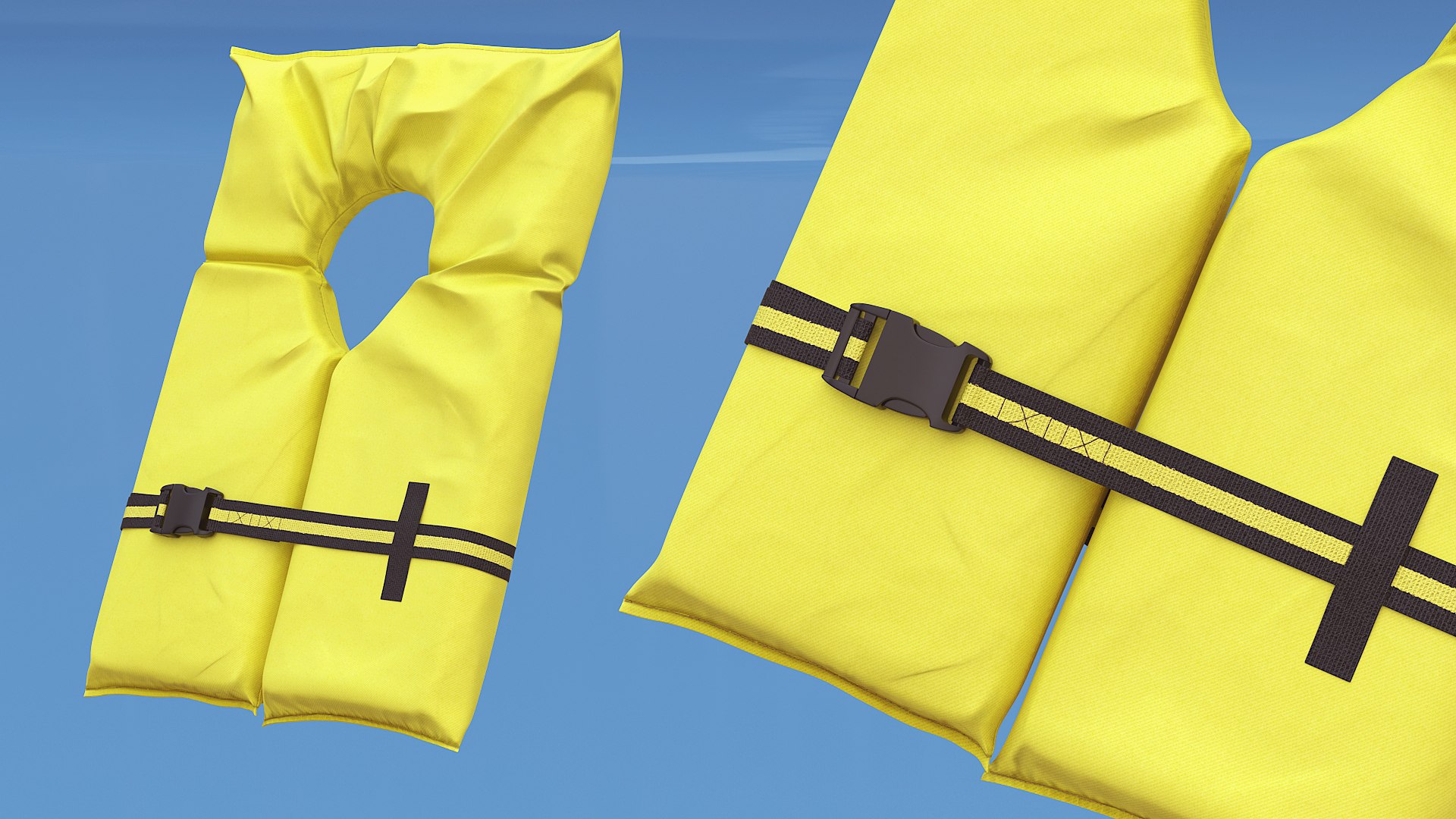 Life Vests Collection 3D Model - TurboSquid 2422005