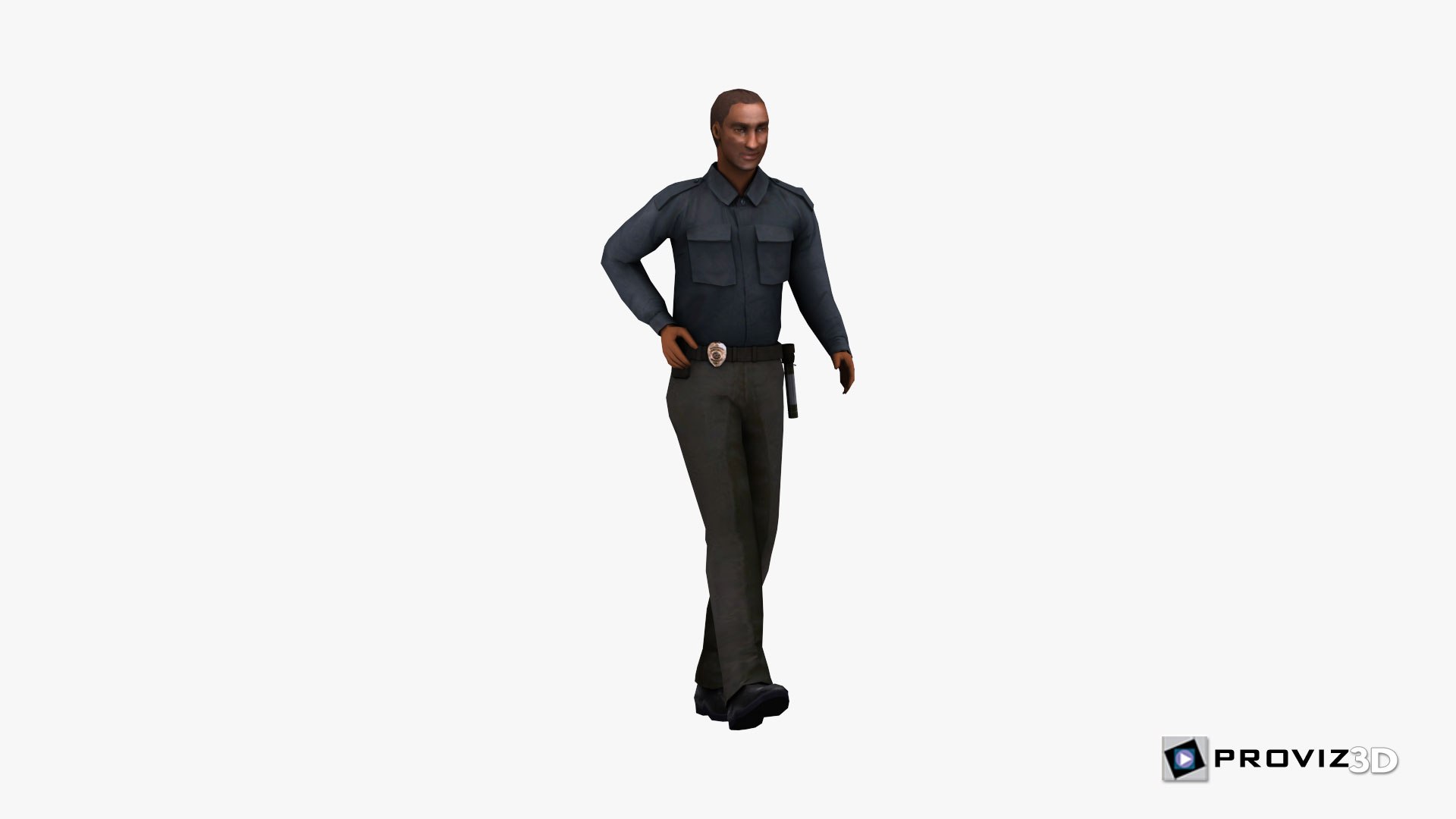 Walking Security People 3d Max