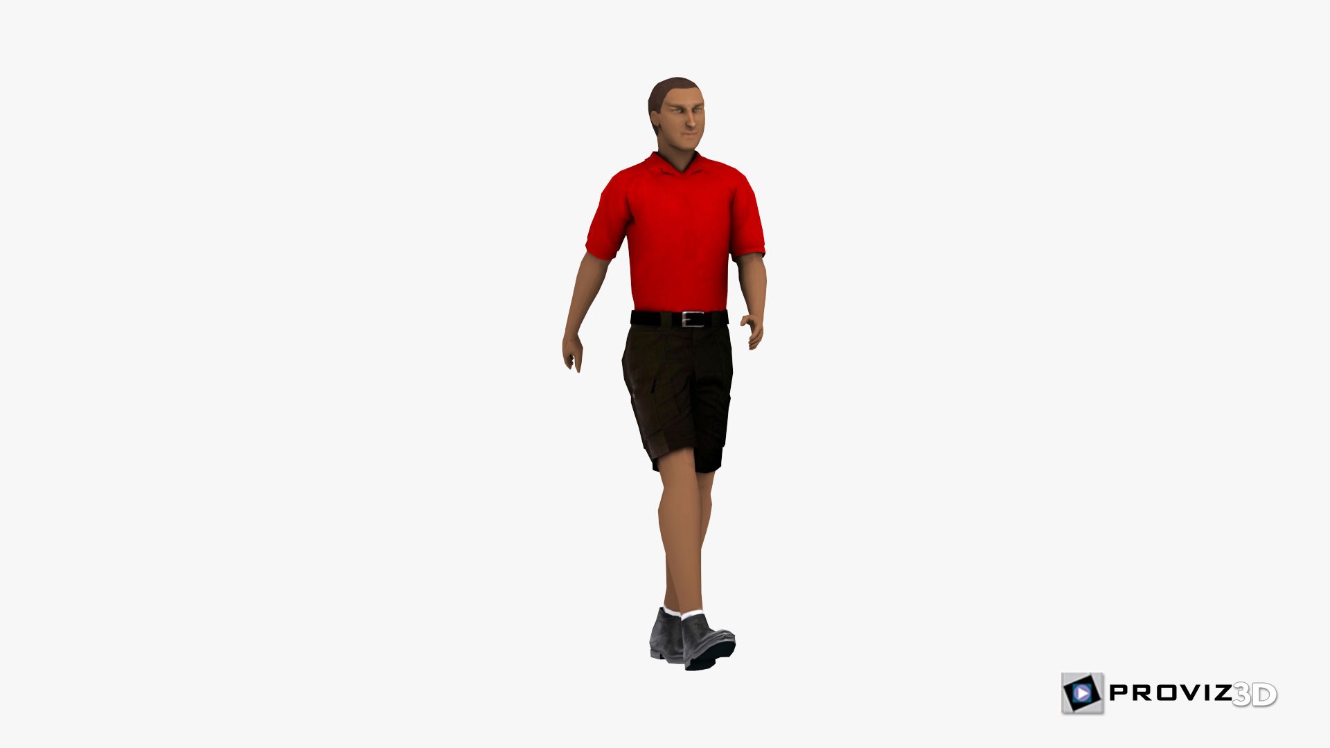 Walking Security People 3d Max