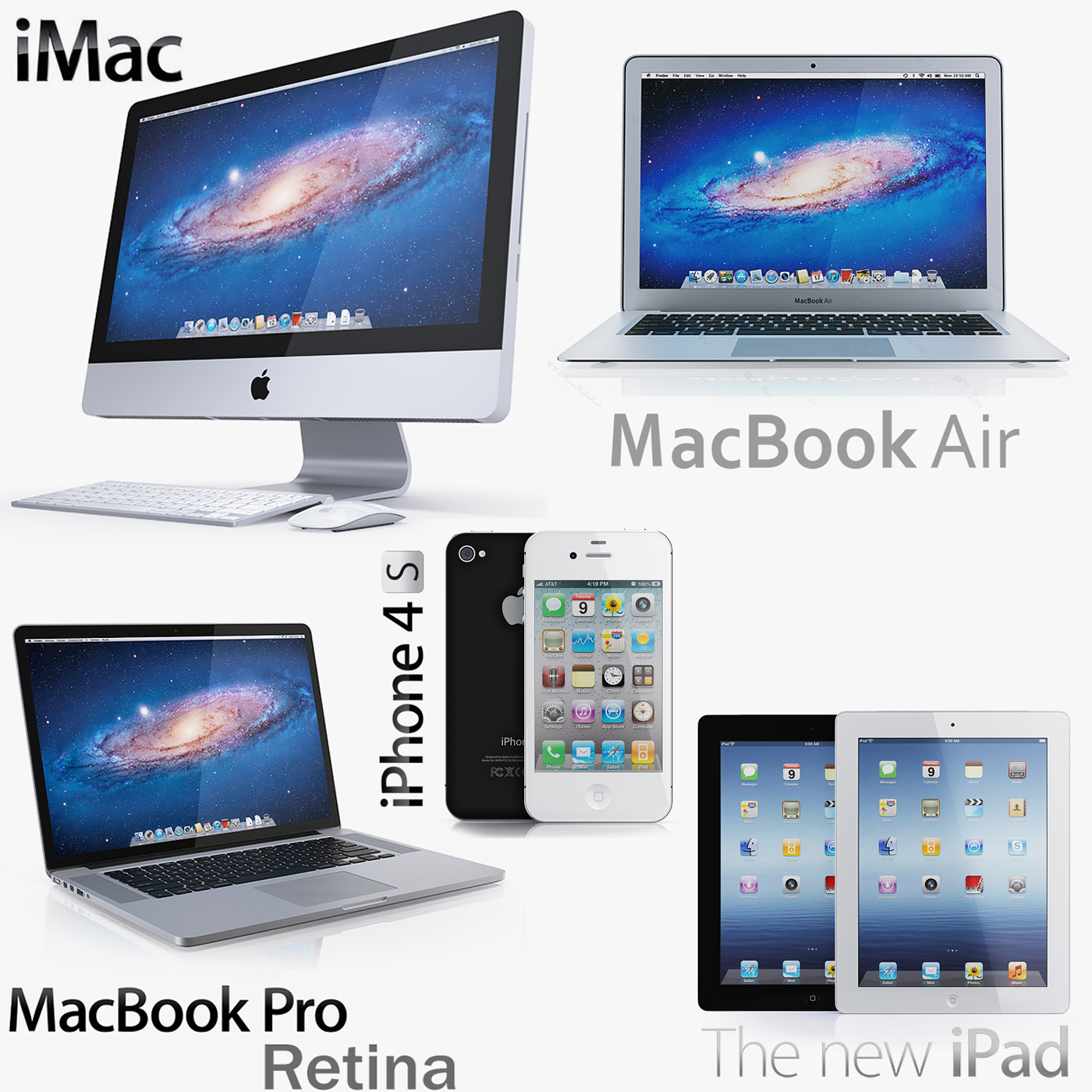 apple electronics 2012 2 3d max