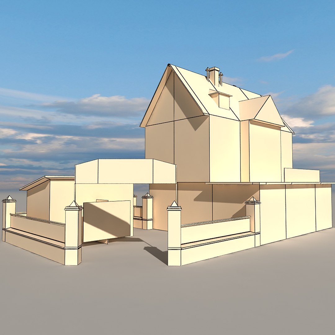 3d City Block Building 05