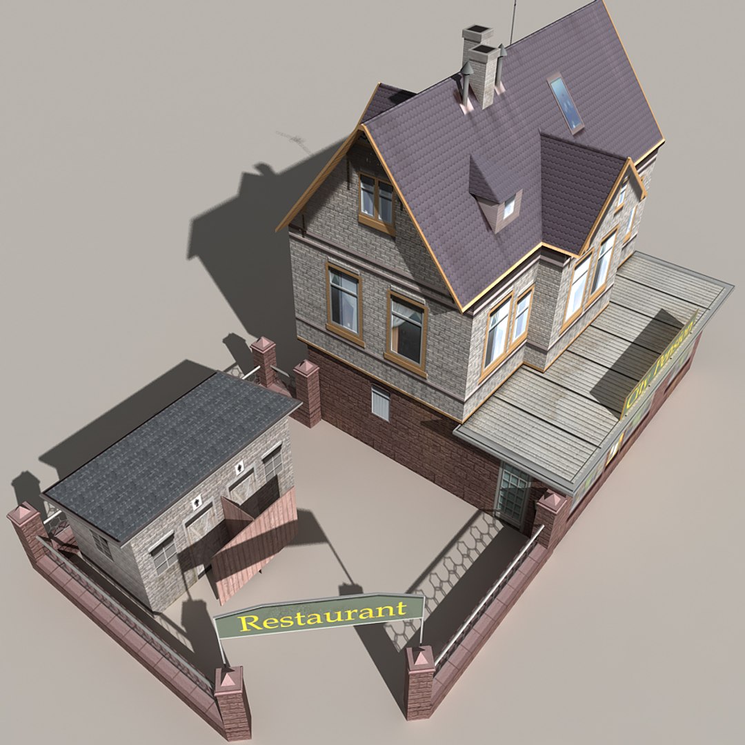 3d City Block Building 05