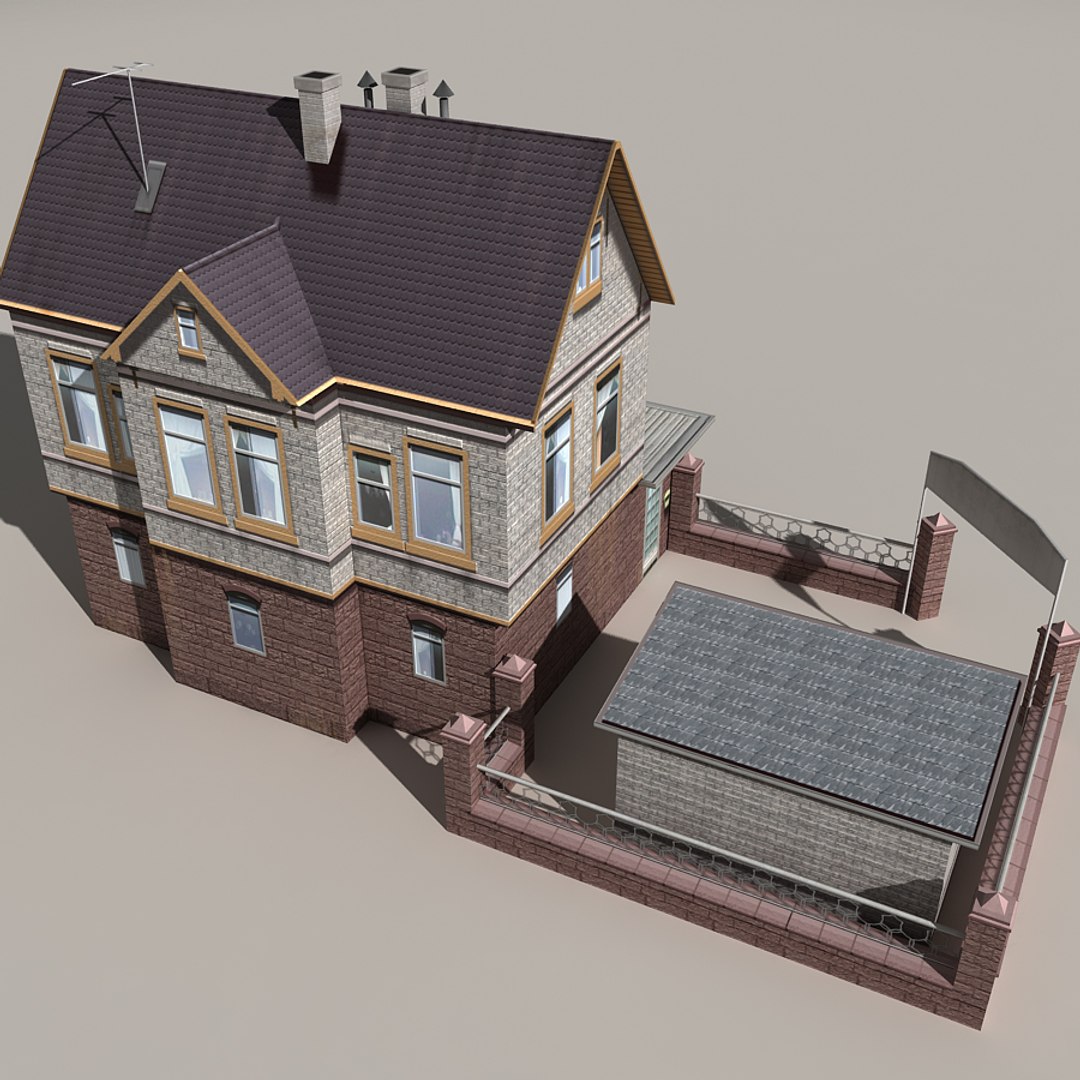 3d City Block Building 05