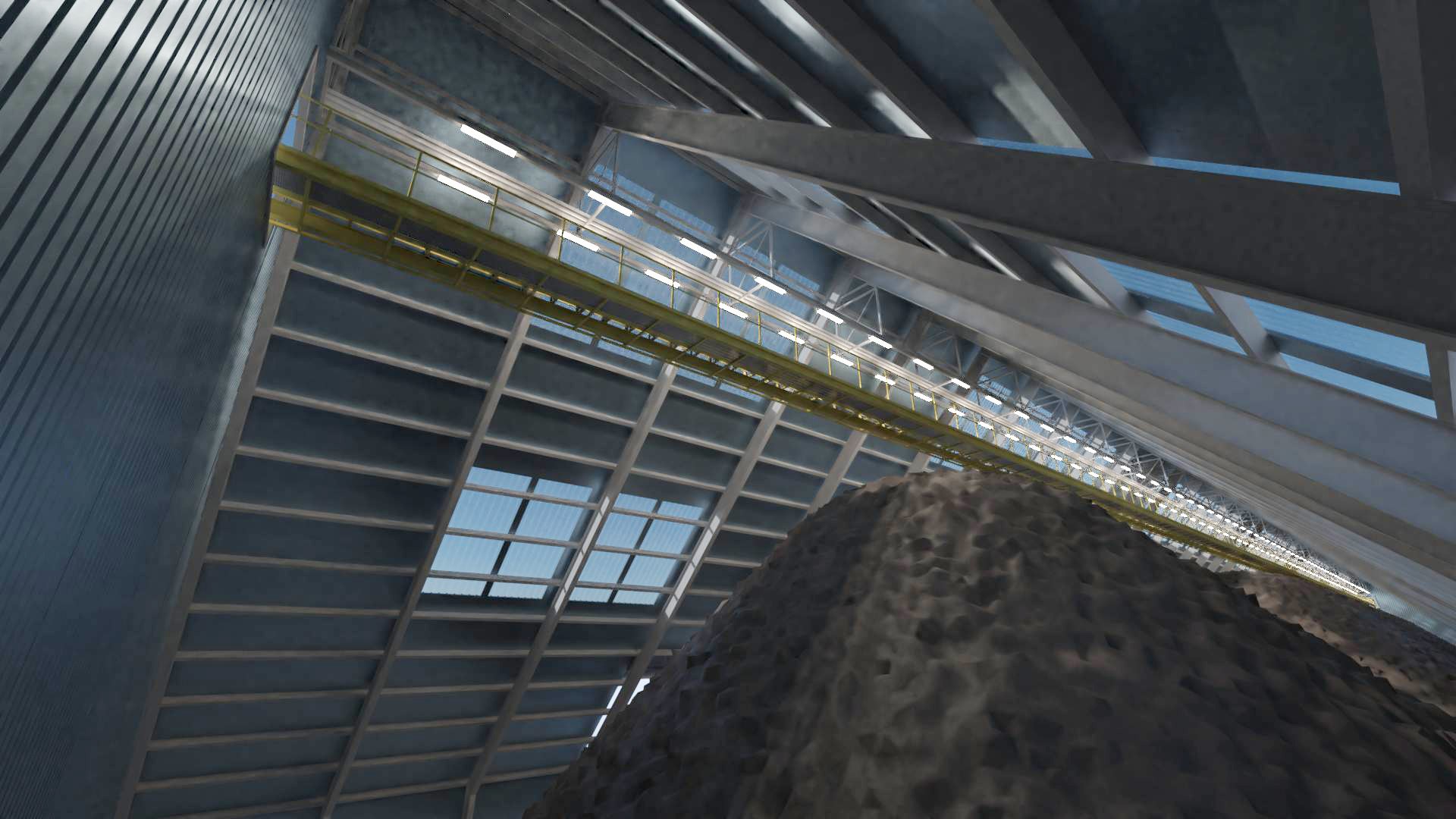 Mining Ore Tower Conveyor Warehouse 3D Model - TurboSquid 1838515