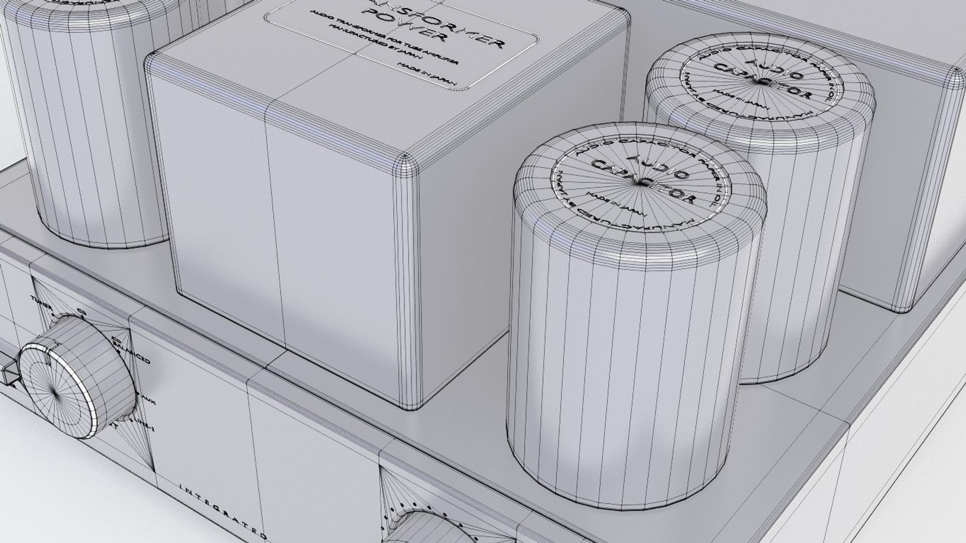 Amplifier Hifi Amp 3D Model - TurboSquid 1528488