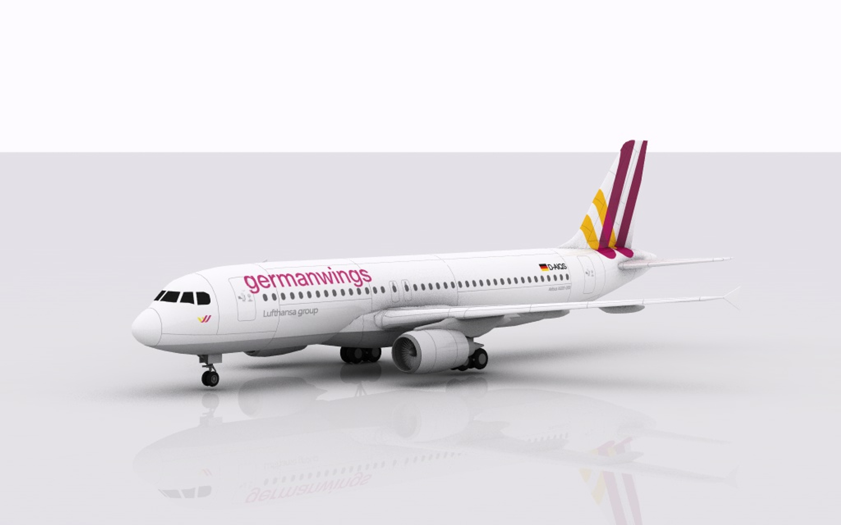 Airbus A320 Germanwings 3ds