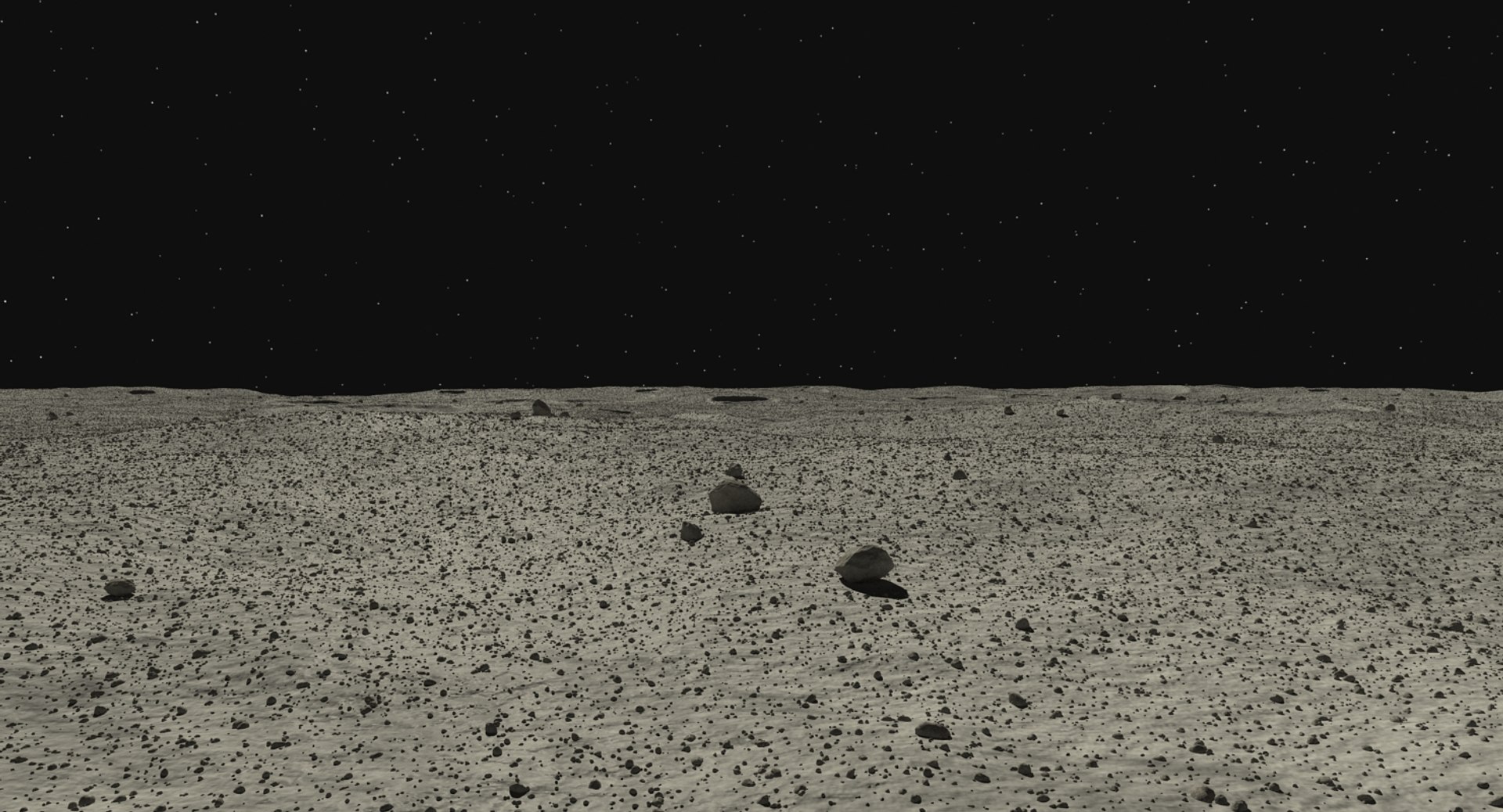 3d Model Lunar Surface