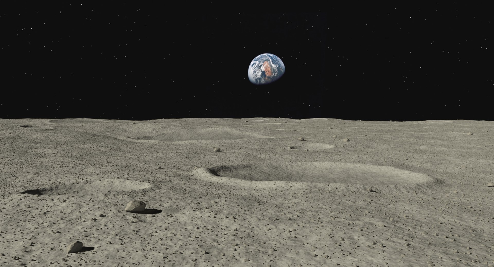 3d Model Lunar Surface