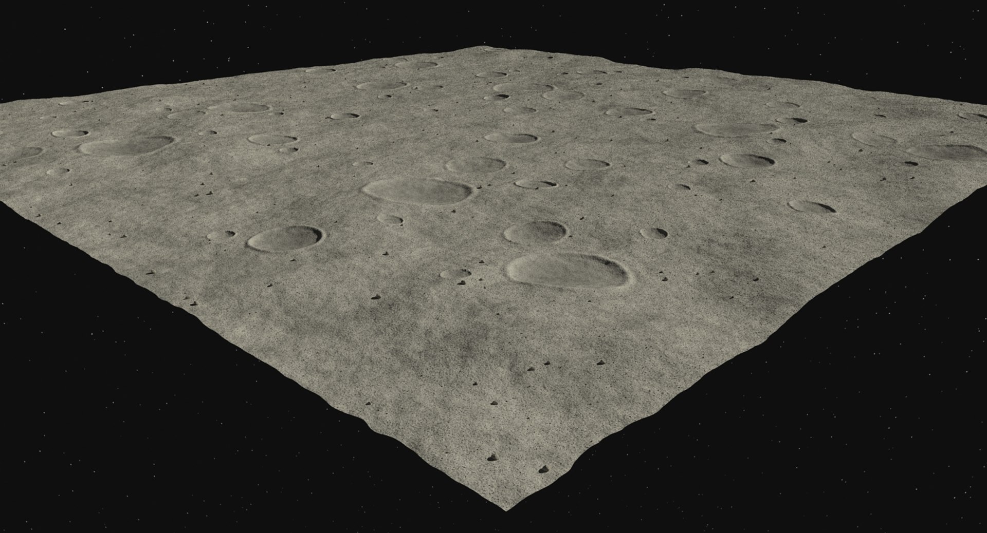 3d Model Lunar Surface