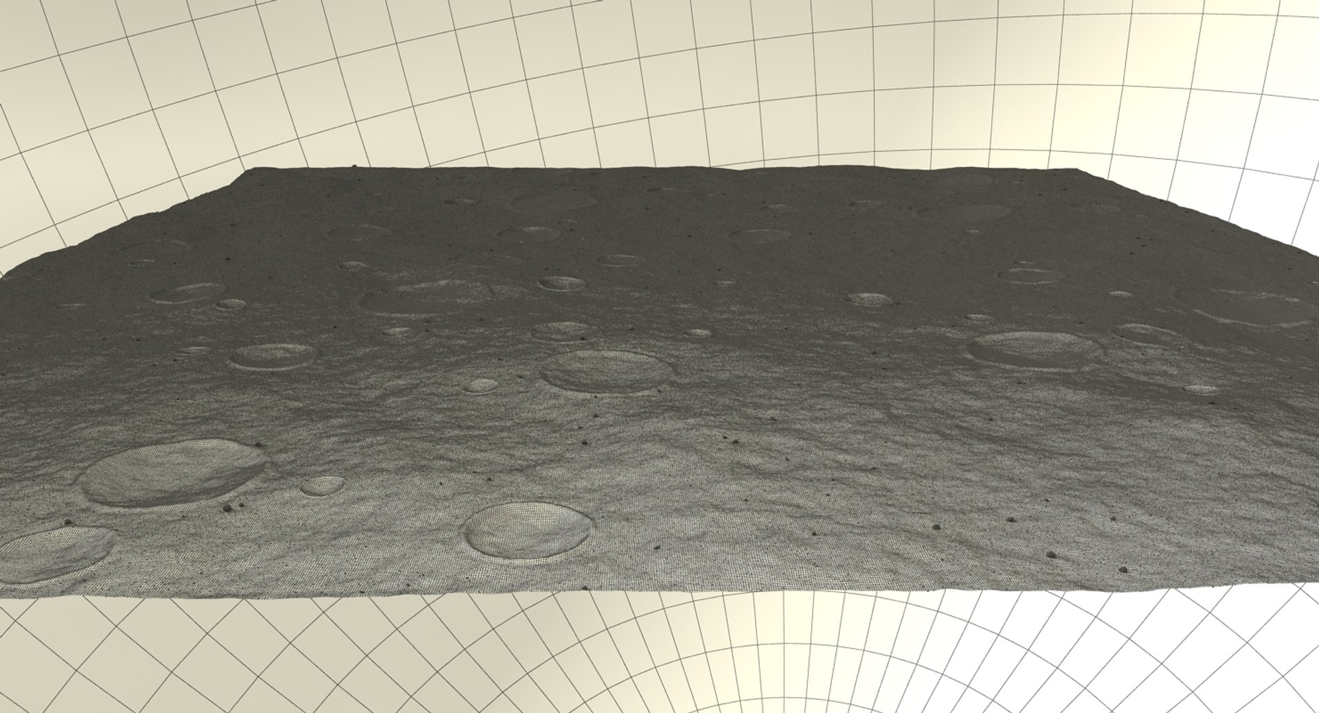 3d Model Lunar Surface