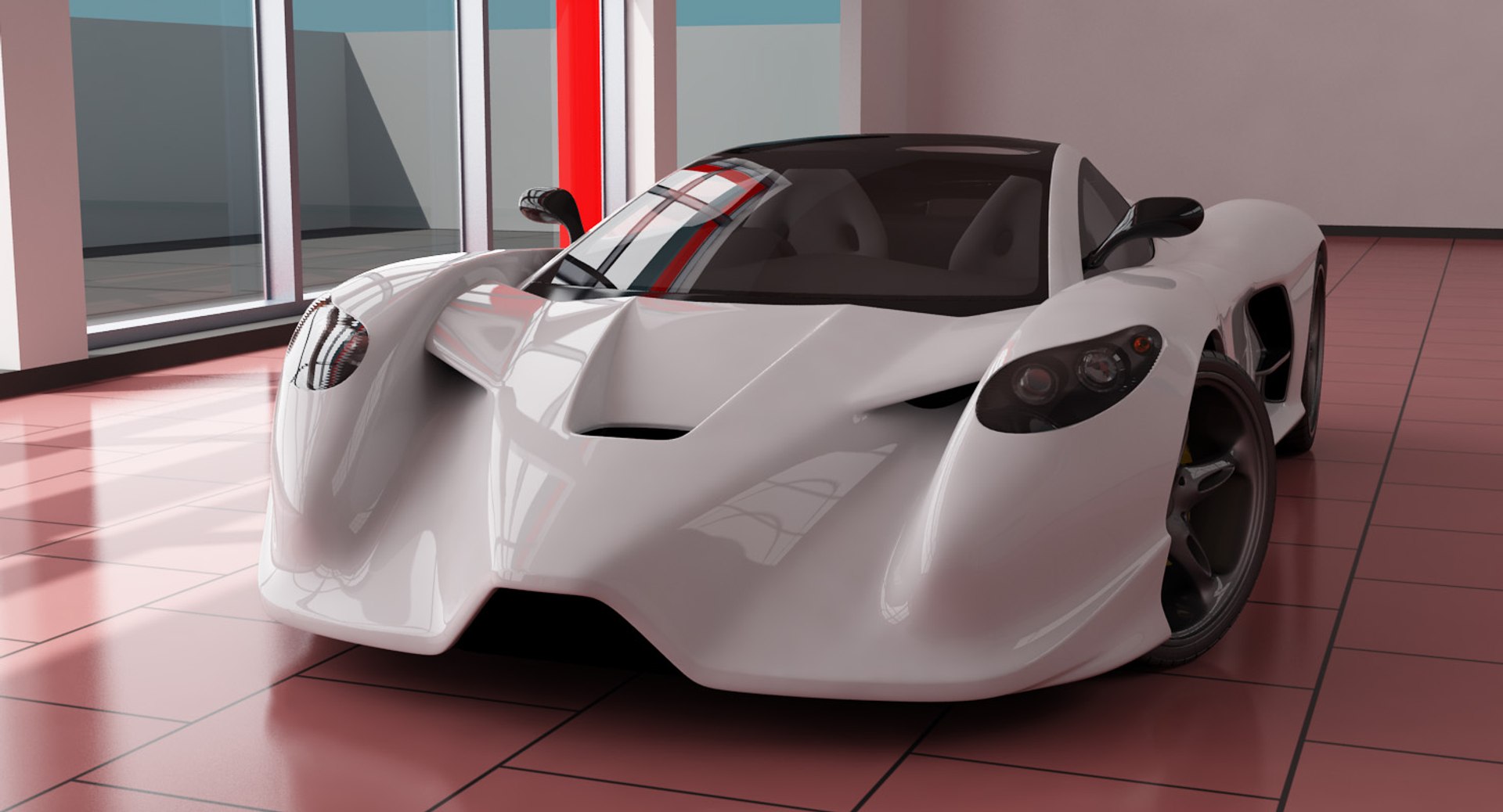 Concept Supercar 3D - TurboSquid 1467027