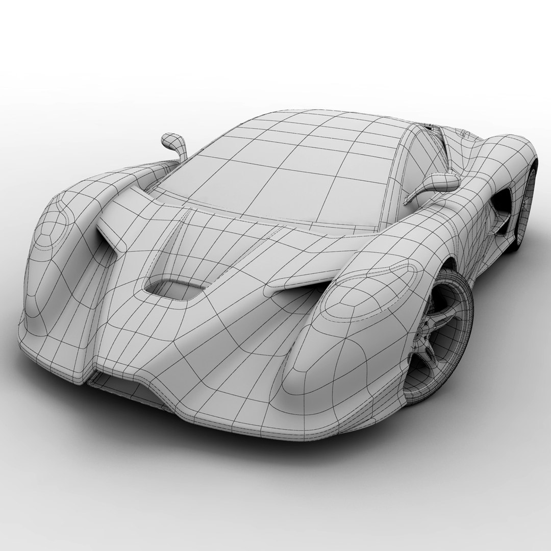 Concept Supercar 3D - TurboSquid 1467027