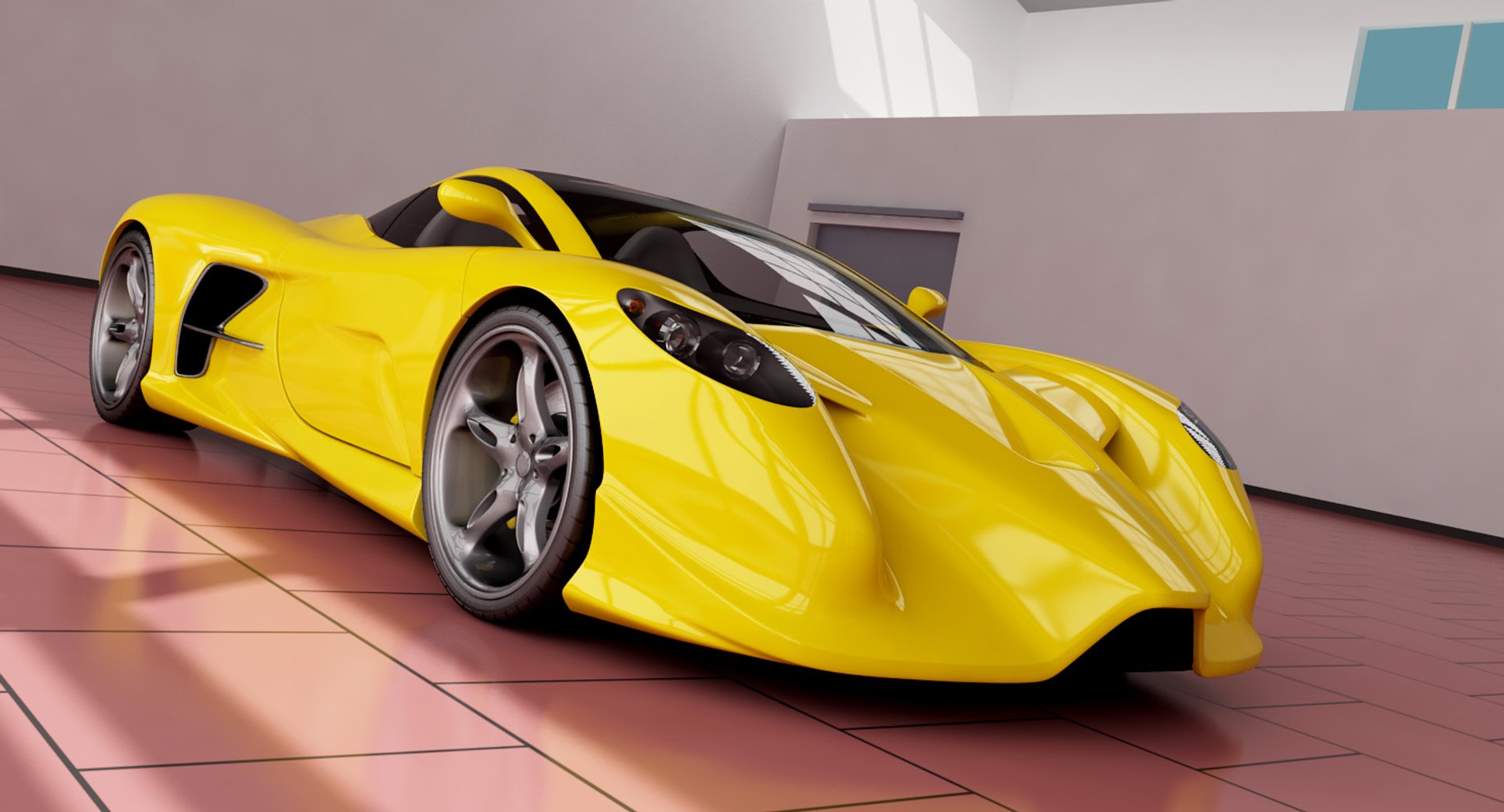Concept Supercar 3D - TurboSquid 1467027