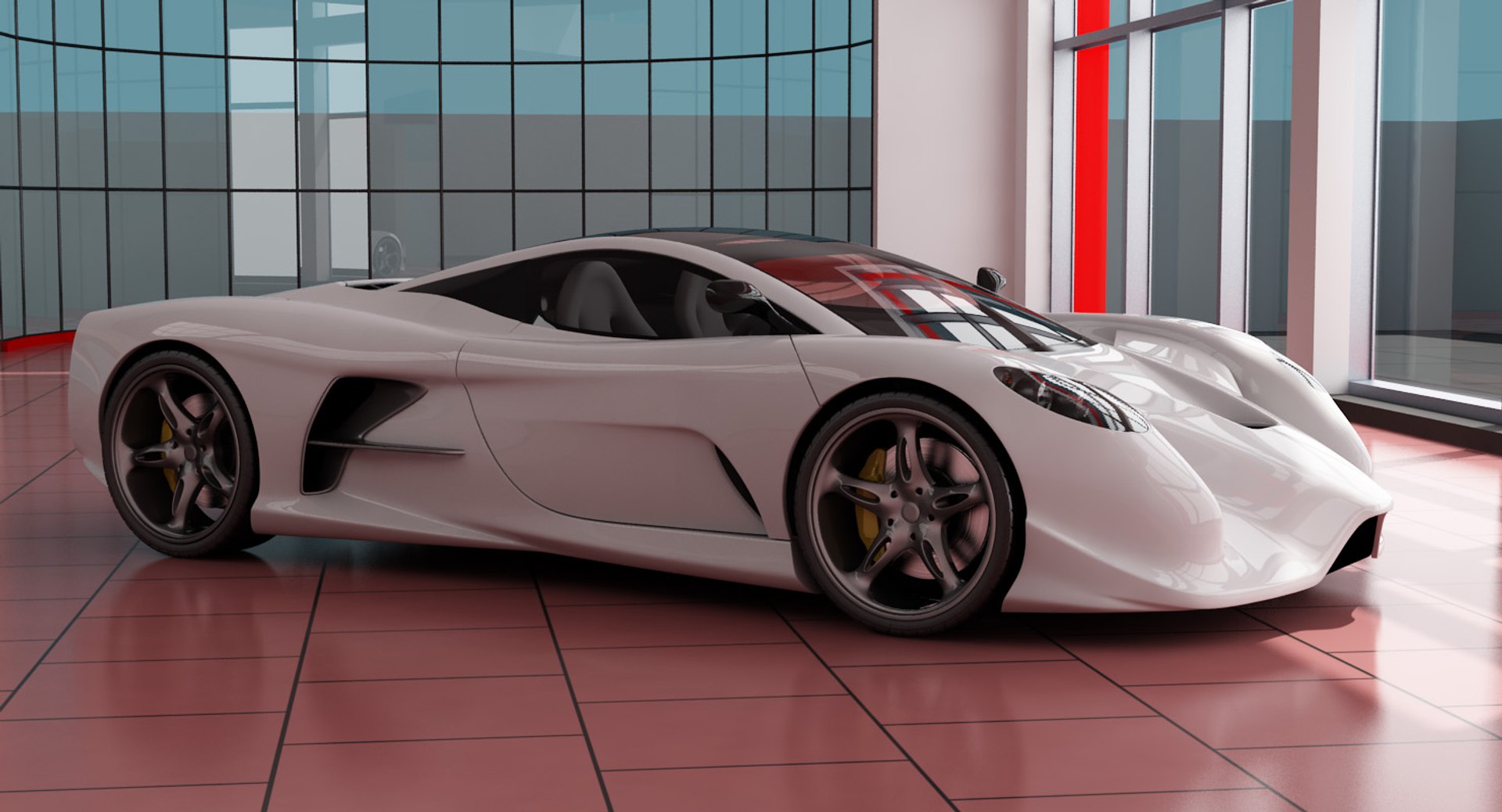 Concept Supercar 3D - TurboSquid 1467027