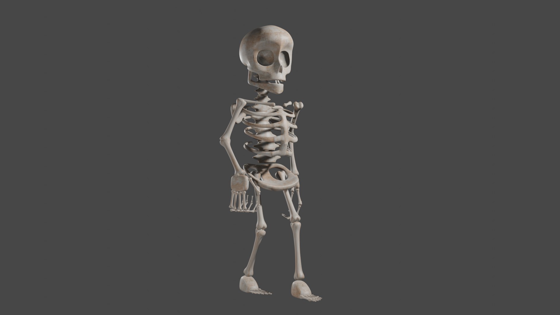 Cute Skeleton 3D Model - TurboSquid 2415141