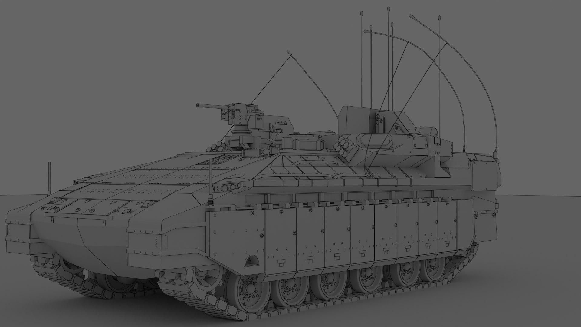 IDF Nammer APC With Trophy APS 3D Model 3D - TurboSquid 1945107