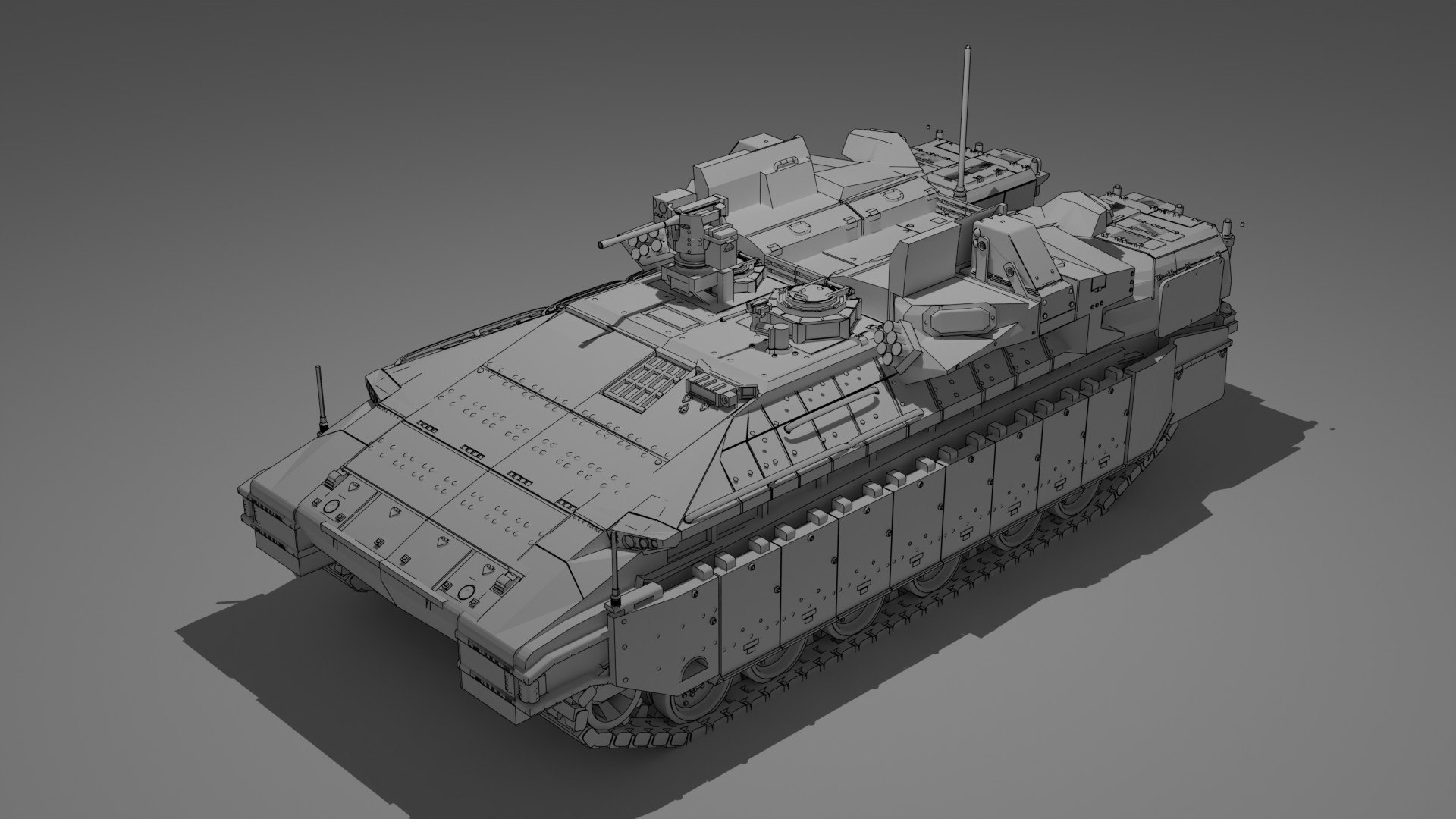 IDF Nammer APC With Trophy APS 3D Model 3D - TurboSquid 1945107