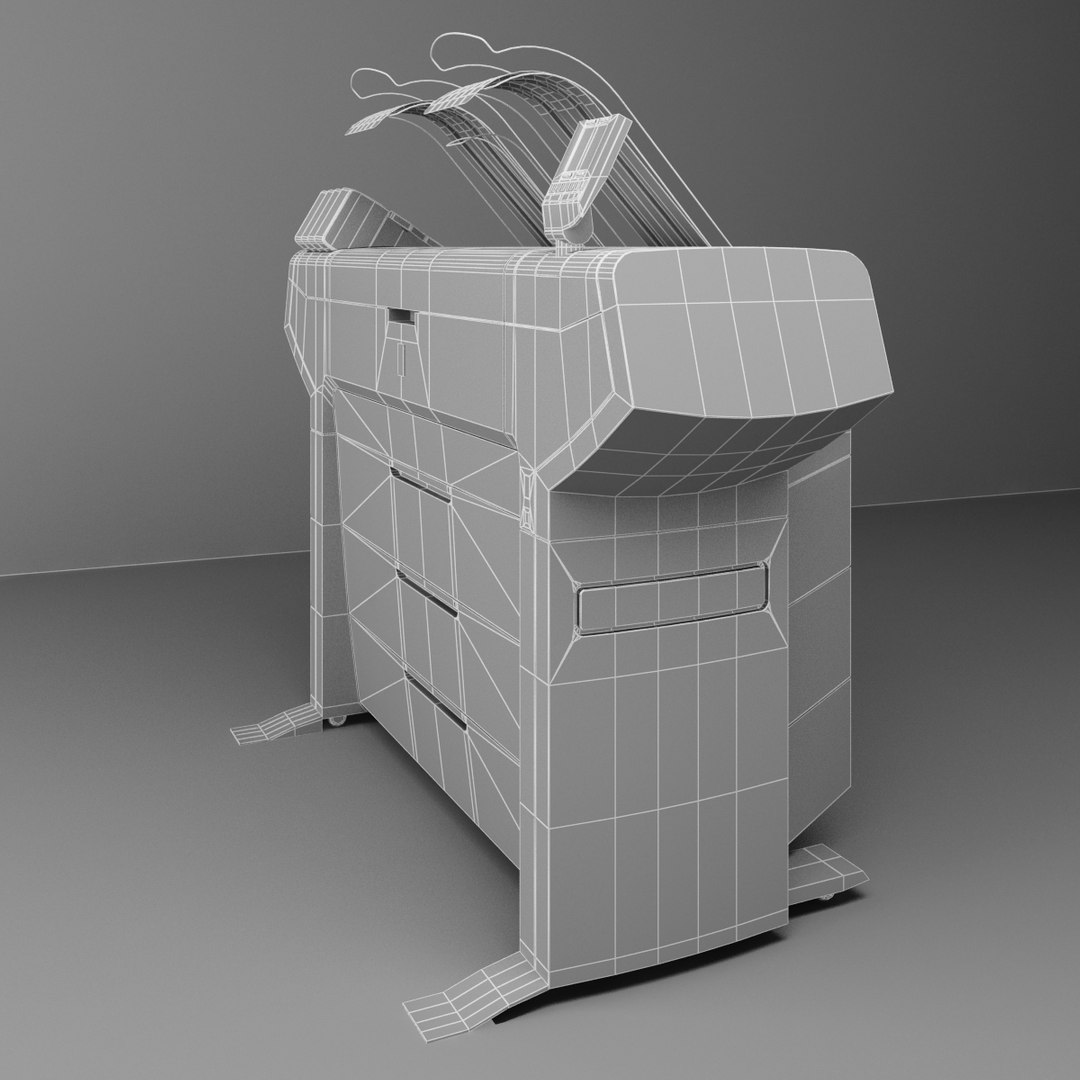 3d Model Oce Plotter