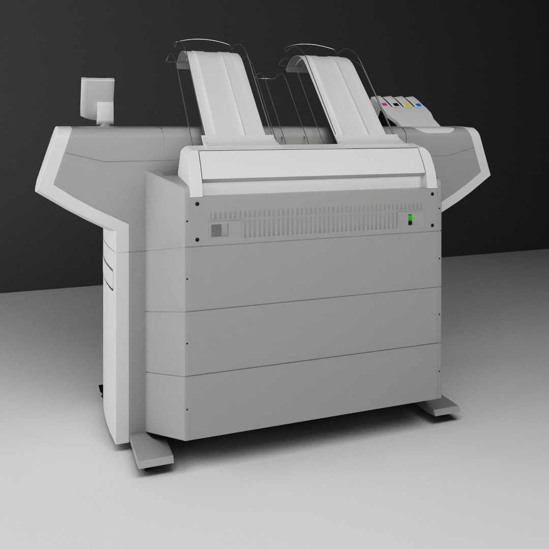 3d Model Oce Plotter