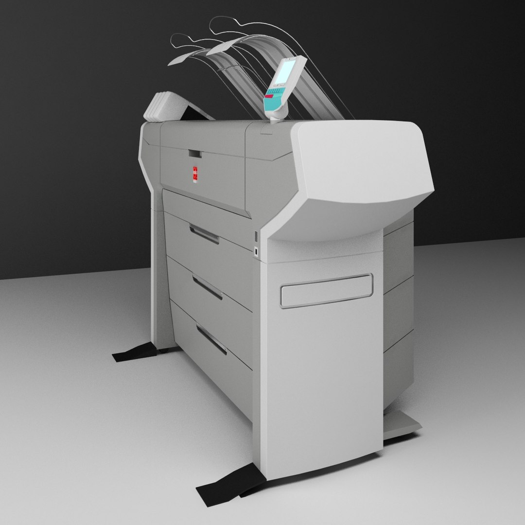 3d Model Oce Plotter