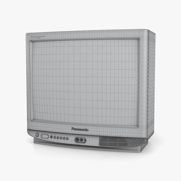 3D Panasonic TC21S10R Old TV model - TurboSquid 1954846