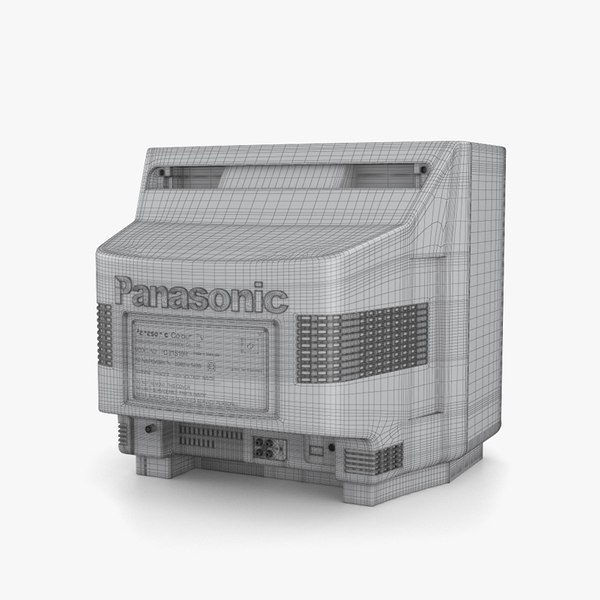 3D Panasonic TC21S10R Old TV model - TurboSquid 1954846
