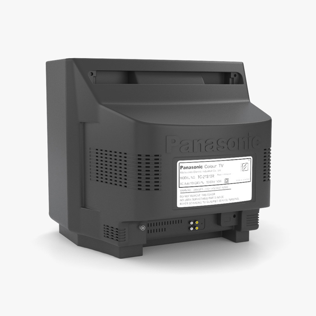 3D Panasonic TC21S10R Old TV model - TurboSquid 1954846