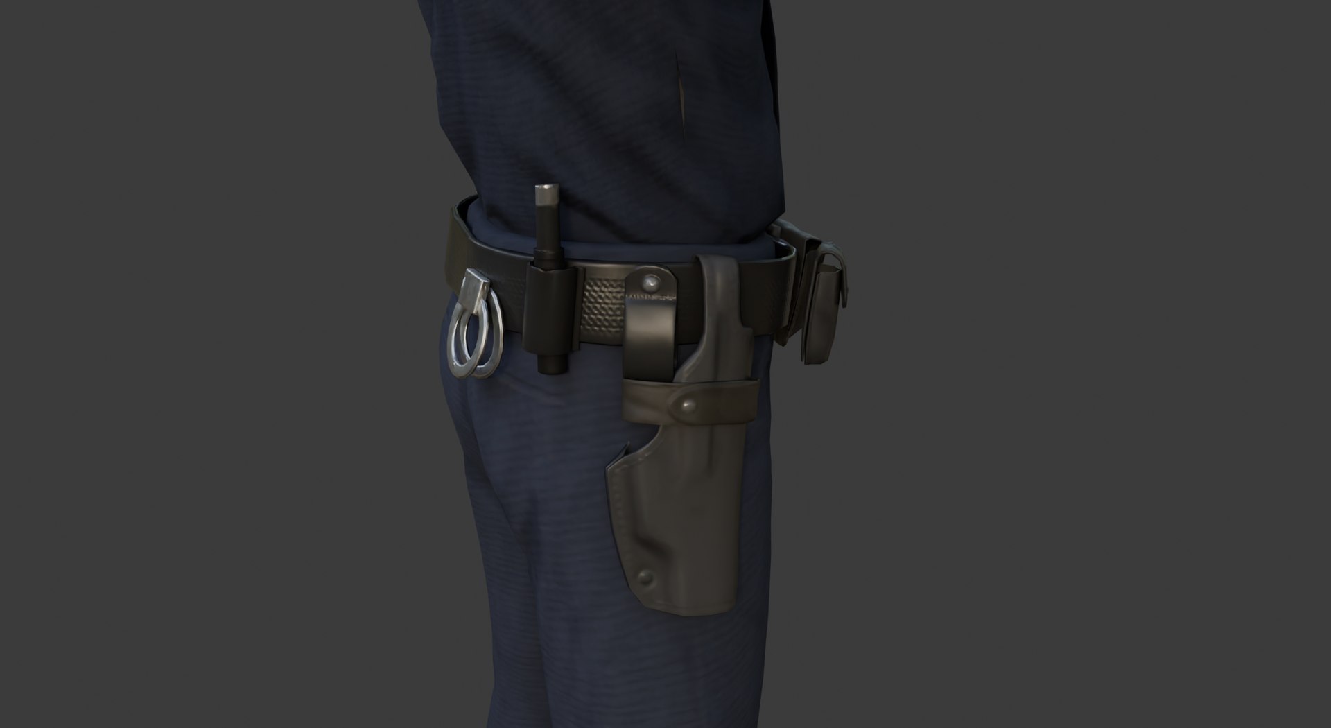 3D Rigged Police Base Mesh - TurboSquid 2328239
