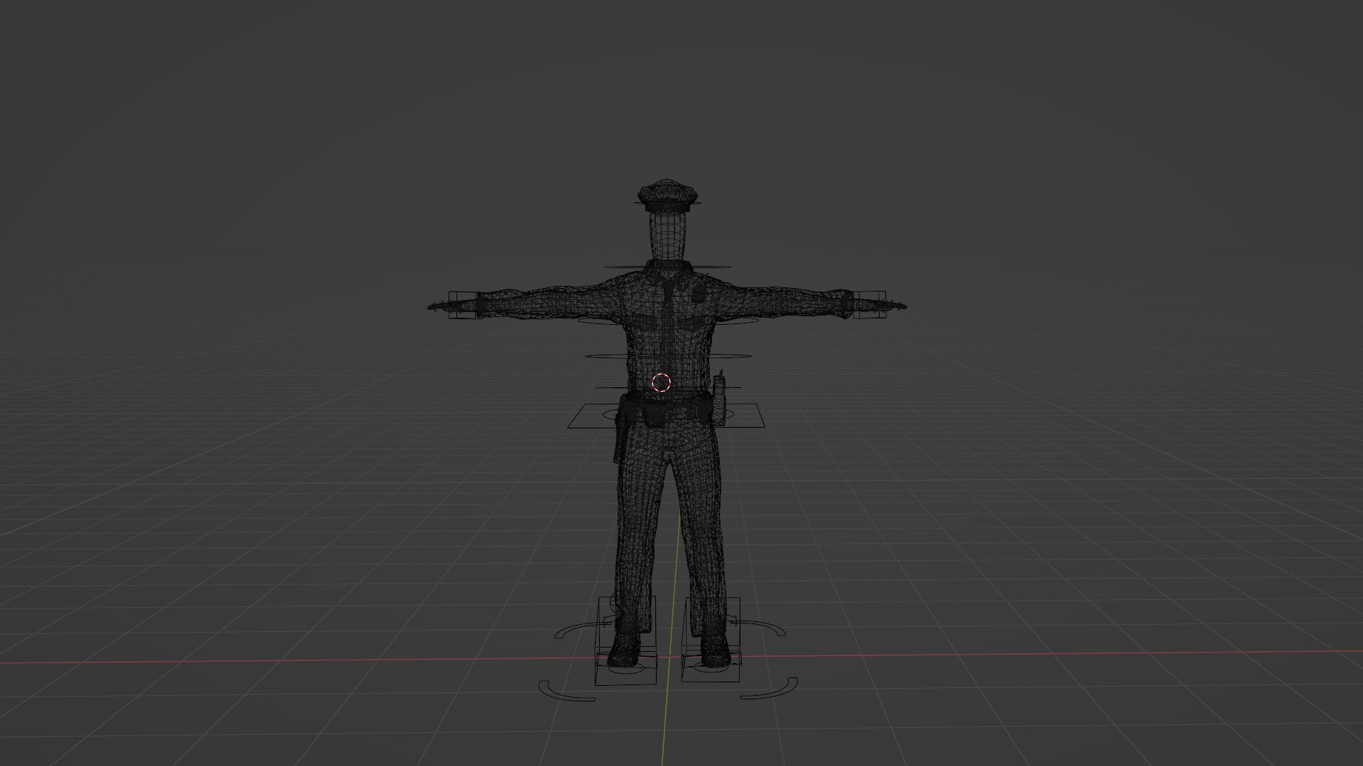 3D Rigged Police Base Mesh - TurboSquid 2328239