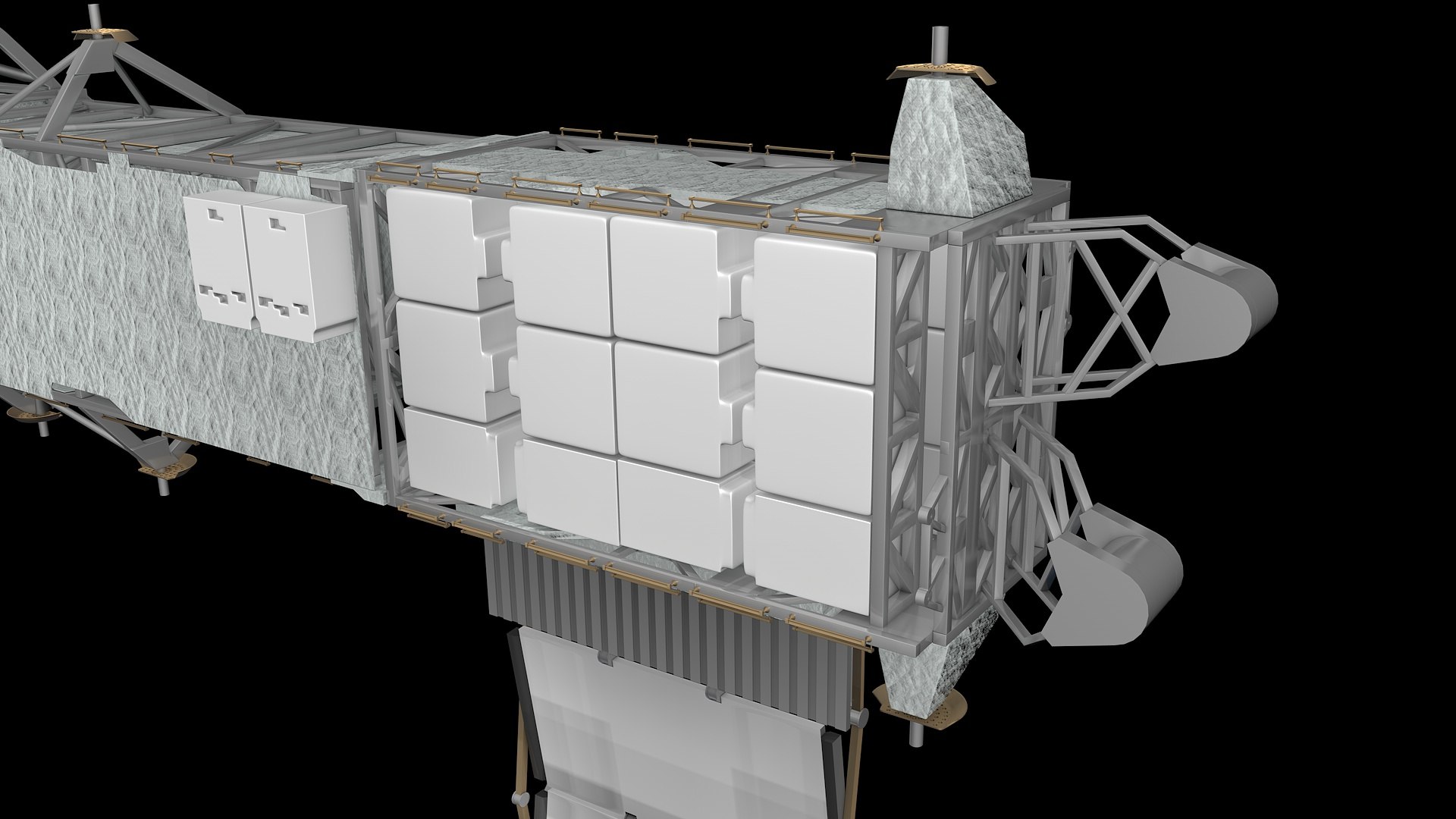 C4d Iss Outer Truss Segments