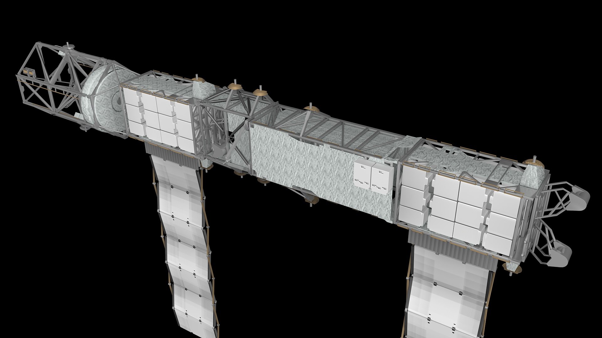 C4d Iss Outer Truss Segments