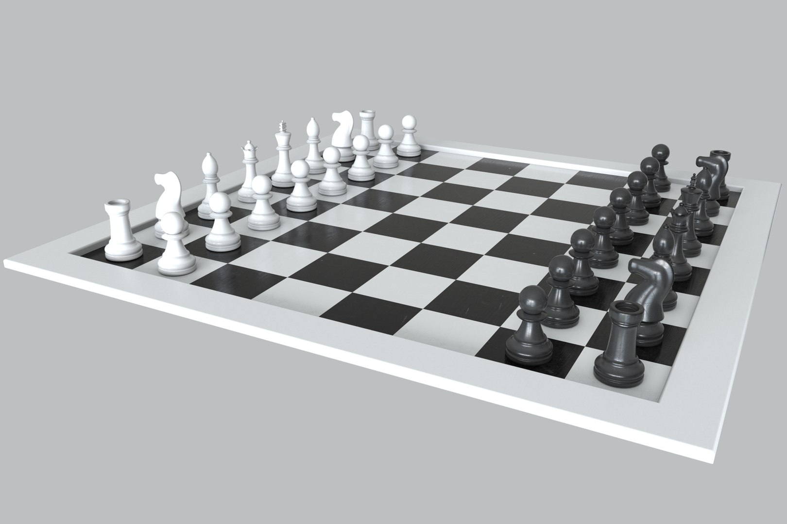 Chess Board Model - TurboSquid 1687077
